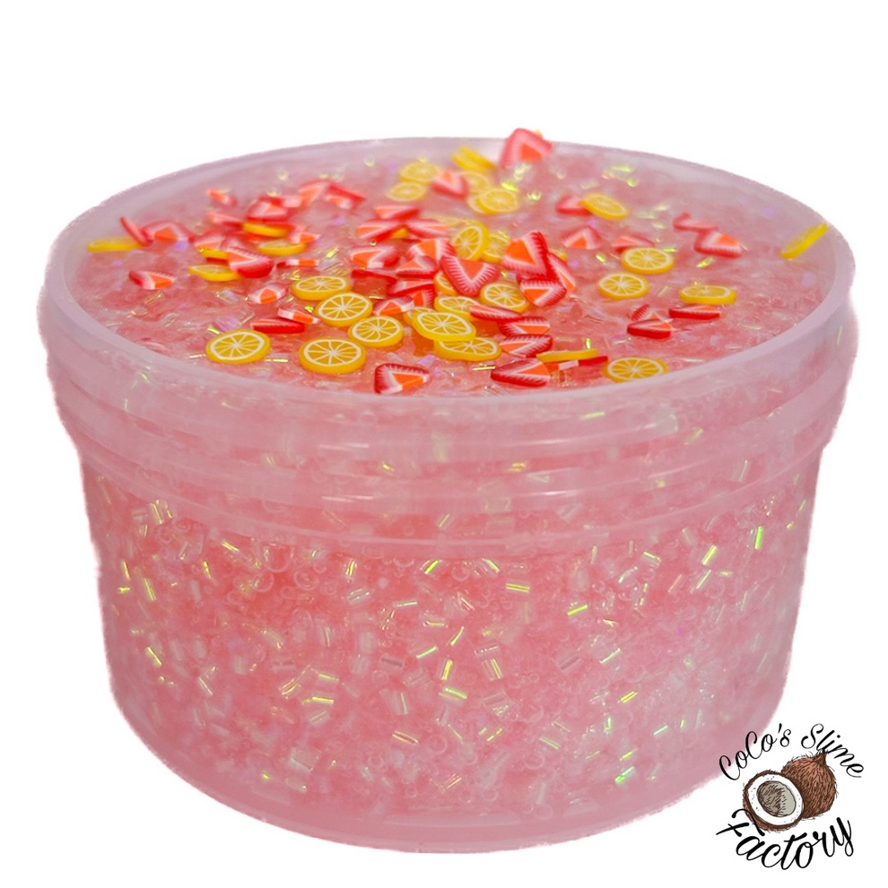 Strawberry Lemonade Slime – CocoSlimeFactory
